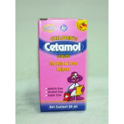 CETAMOL CHILD LIQUID 60ML (1 BOTTLE) - Supermed Pharmacy
